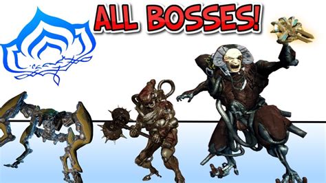 All Assassination Bosses In Warframe Guide Youtube