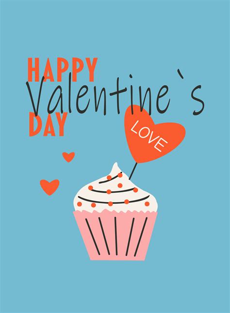 Tarjeta Postal Modelo Para Santo San Valentín Día 14 Febrero Mano