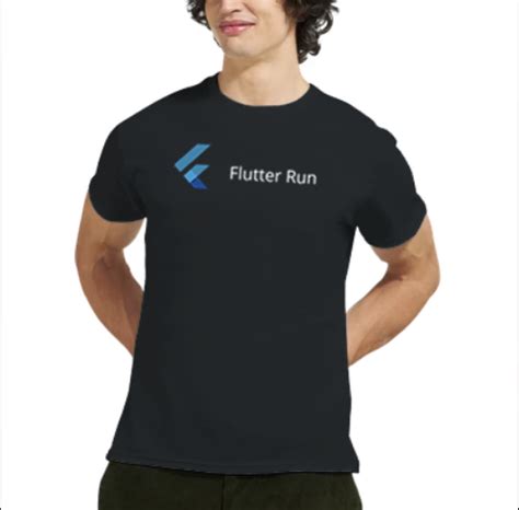 Flutter Run Tee Bytedrip