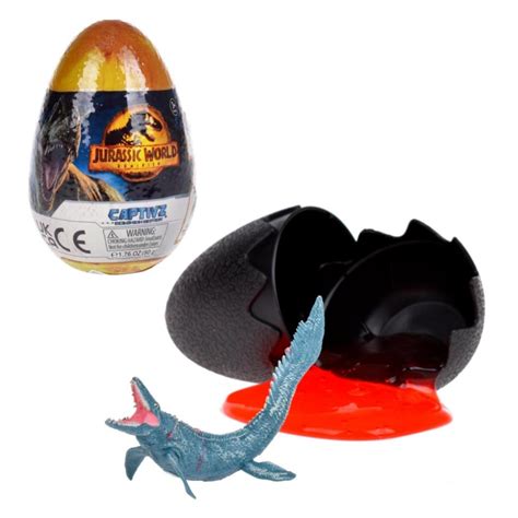 Huevo con Dinosaurio Slime Jurassic World Dominion - Updown Juegos