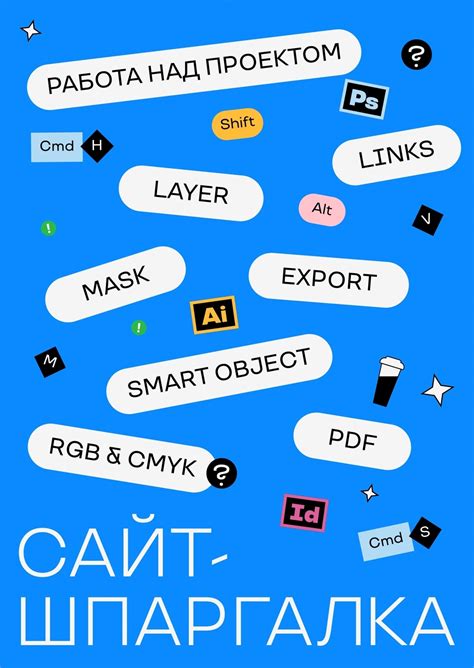Студенческое портфолио Сайт шпаргалка по курсу Технологий дизайна