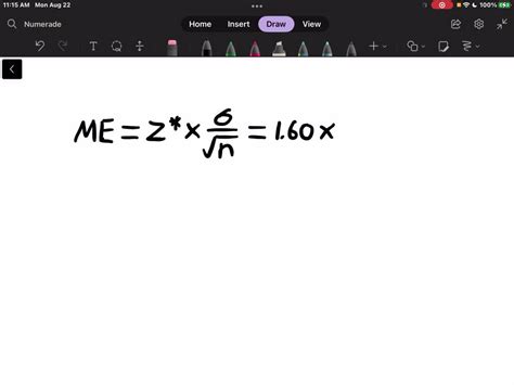 Solved A Random Sample Of N 100 Measurements Has Been Selected From