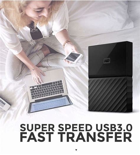 Wd My Passport 2tb Usb 3 0 Hdd 2 5 ฮาร์ดดิสก์แบบพกพา Wd Western Digital External Hdd 2tb