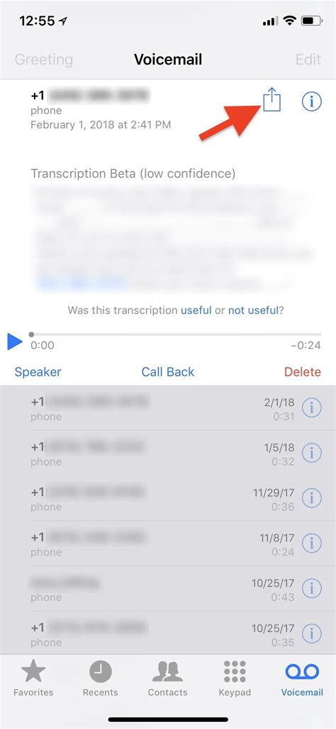 How To Share Forward Save Voicemails On Your IPhone