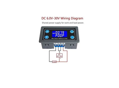 تایمر دیجیتال روپنلی 6 الی 30 ولت مدل XY WJ01