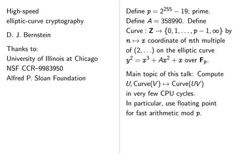 Pdf De Ne 2 Curve Of 2 On The Elliptic Curve Over F · 1968 V Eltk Amp 1971 Dekk Er