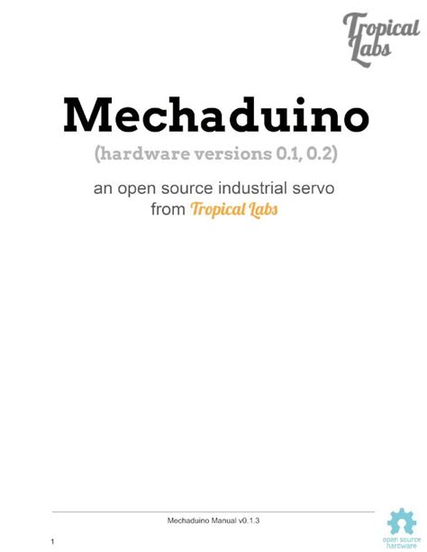 Pdf Mechaduino Manual V01 Tropical Labsarduino Zero Into A