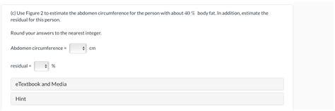 Solved Predicting Percent Body Fat This Problem Uses The Chegg