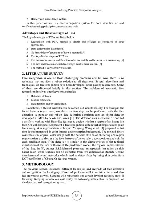 Face Detection Using Principal Component Analysis Pdf
