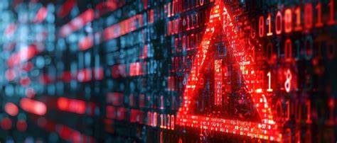 A Cyberattack Warning Alert On A Computer Screen Premium Ai Generated Image