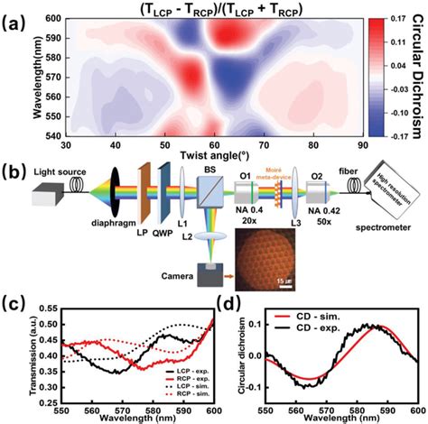 Chiral Optical Response Of Moiré Meta‐device In The Far Field A The