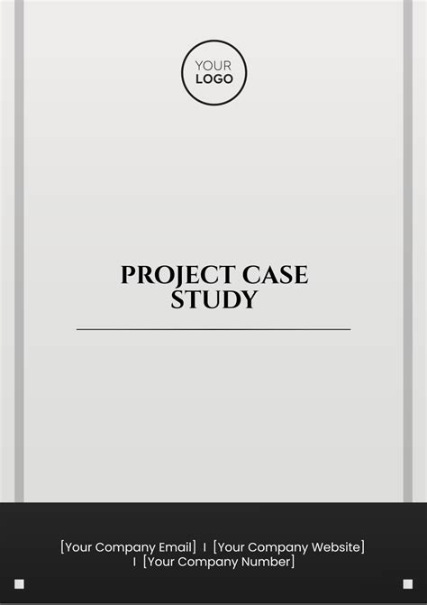 Free Project Case Study Template To Edit Online