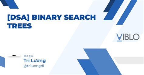 Dsa Binary Search Trees