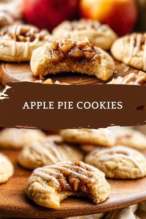Apple Pie Cookies Recipe With Spiced Cinnamon Crust