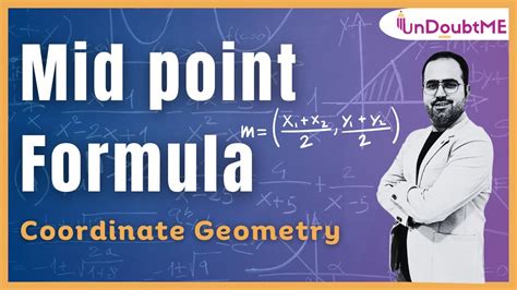 Midpoint Formula Coordinate Geometry YouTube