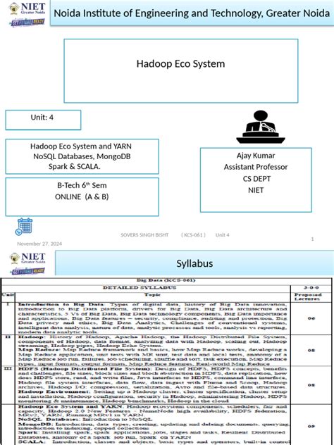 big data ppt unit 4 pdf apache hadoop no sql