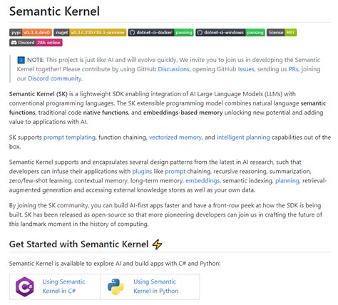 微软上线java 版semantic kernel 为java应用程序提供ai功能集成