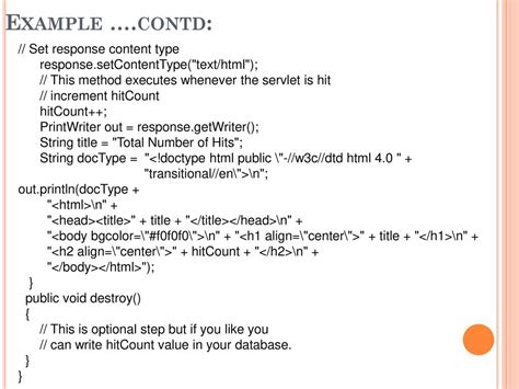 Servlets Hits Counter Jul Ppt Download