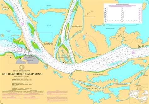 Da Ilha Do Ituqui A Arapixuna 4020 Map By Centro De Hidrografia Da