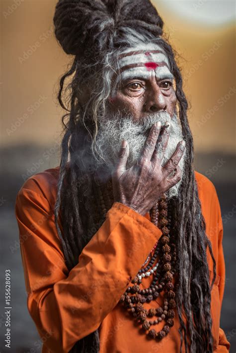 Sadhu Smoking