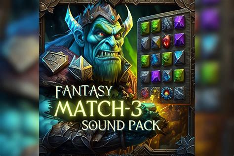 Fantasy Match 3 Game Sound Effects Pack Audio Sound Fx Unity Asset Store