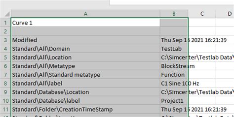Minimum Header For Time Block Import From Excel Into Testlab