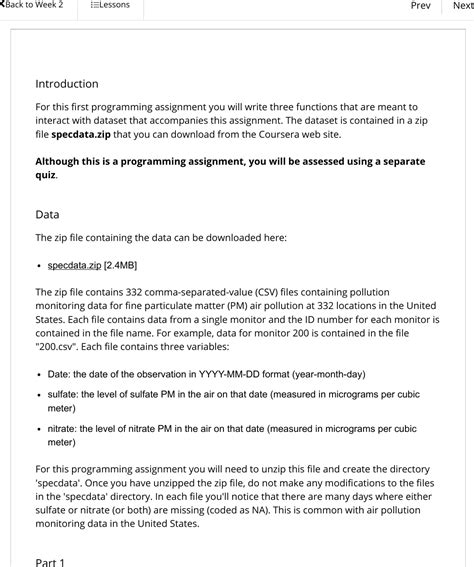programming assignment 1 instructions air pollution