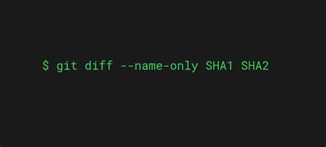 Git List Changed Files Between Commits Examples