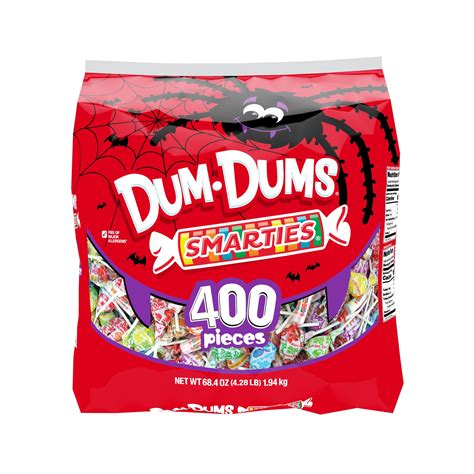 Dum Dums And Smarties Halloween Assorted Candy Mix Lollipops And Suckers
