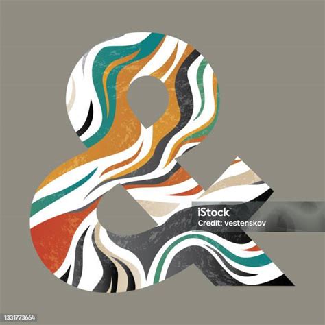 텍스처 벡터 일러스트 알파벳이 있는 동적 웨이브 추상 패턴 개념에 대한 스톡 벡터 아트 및 기타 이미지 개념 디자인 디자인 요소 Istock