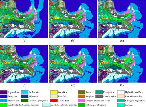 Full Classification Maps On Yellow River Estuary Multisource Dataset Download Scientific