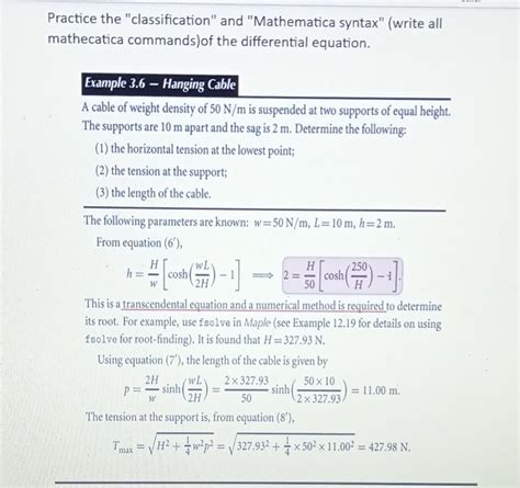 solved practice the classification and mathematica
