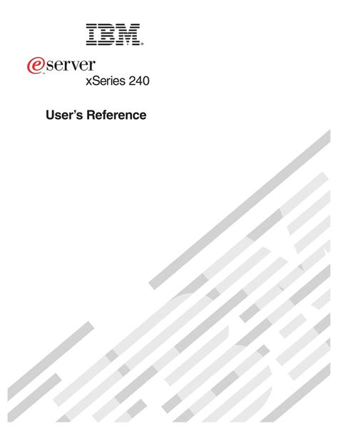 IBM ESERVER XSERIES USER REFERENCE MANUAL Pdf Download ManualsLib