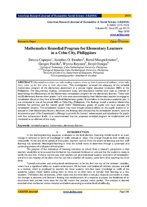 Mathematics Remedial Module For Social Science Students 2023 Studocu