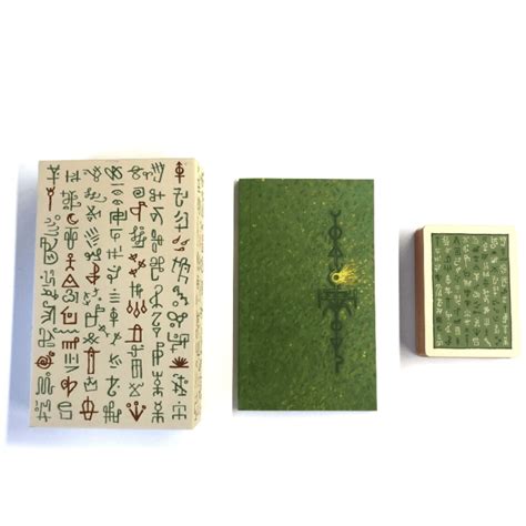 Green Glyphs Lenormand Deck James Reads Uk Jp Games Ltd
