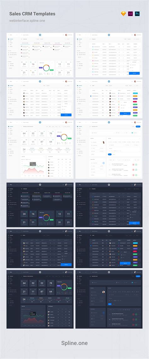 web interface 2 sketch xd psd app design layout ui design website
