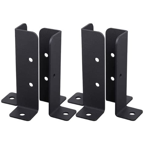 Rodshake 4pcs Post Anchor Mounting Brackets Deck Railing Post Base