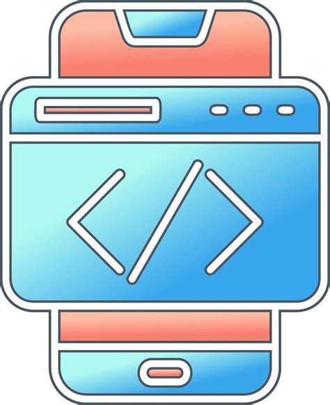 Smartphone Coding Vector Icon Vector Art At Vecteezy