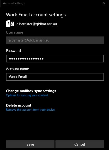 Change Sync Settings BarWeb Knowledge Base