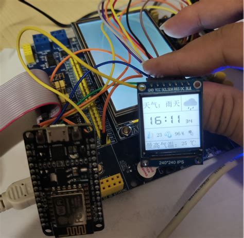 基于stm32与esp8266的太空人wifi天气时钟（代码开源） 量子哈希