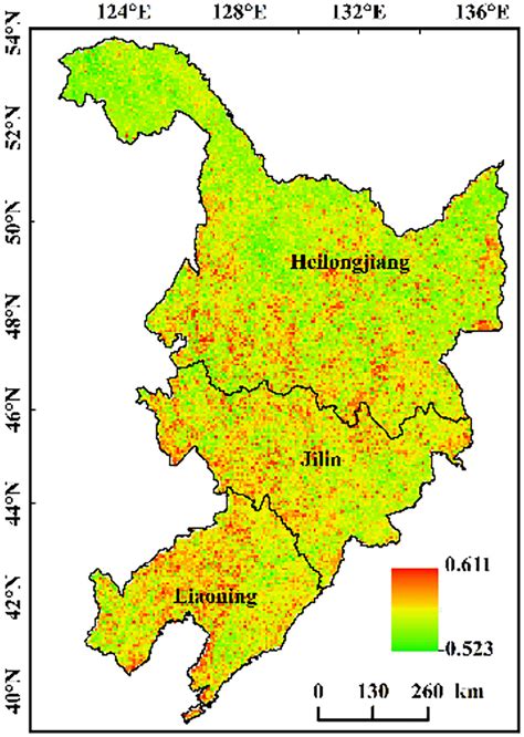 Relationship Between Ozone Column Concentration And Vegetation