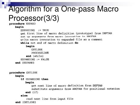 Ppt Chapter 4 Macro Processors Powerpoint Presentation Free Download