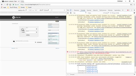 Admin Login Fails ℹ️ Support Phplist Discuss