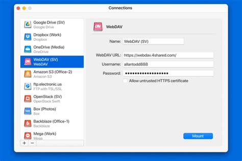 Mount Webdav As Drive On Mac Cloudmounter