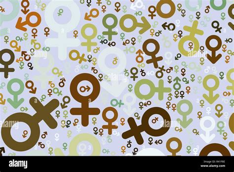 Abstract Hand Drawn Sign Of Male Or Female Artistic For Graphic Design Catalog Textile Or