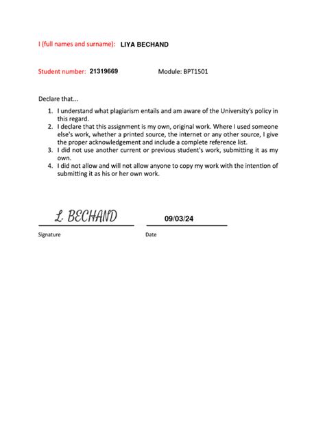 Declaration Form 2 Merged Download Free Pdf Teachers Learning