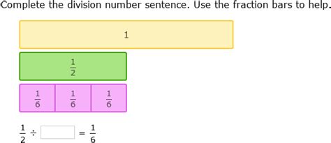 IXL Divide Unit Fractions By Whole Numbers Using Models Th Class Maths Practice