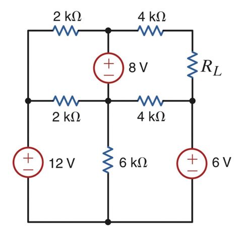 Solved Find The Value Of RL In The Circuit Below For Maximum Chegg