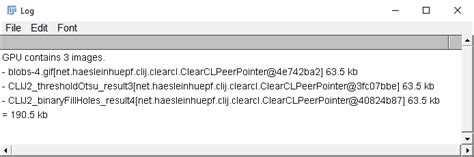 problems with clij assistant on medium size images usage and issues