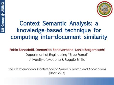 Context Semantic Analysis A Knowledge Based Technique For Computing